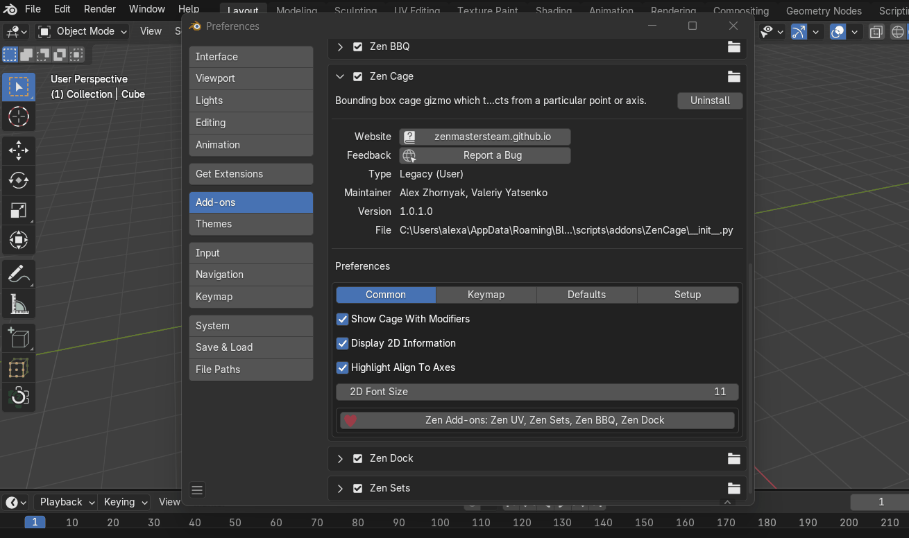 Blender Addons Presets | Blender-Addons-Presets